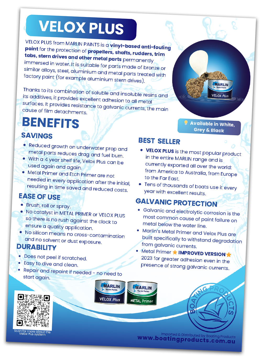 What is Velox Plus | Boating Products